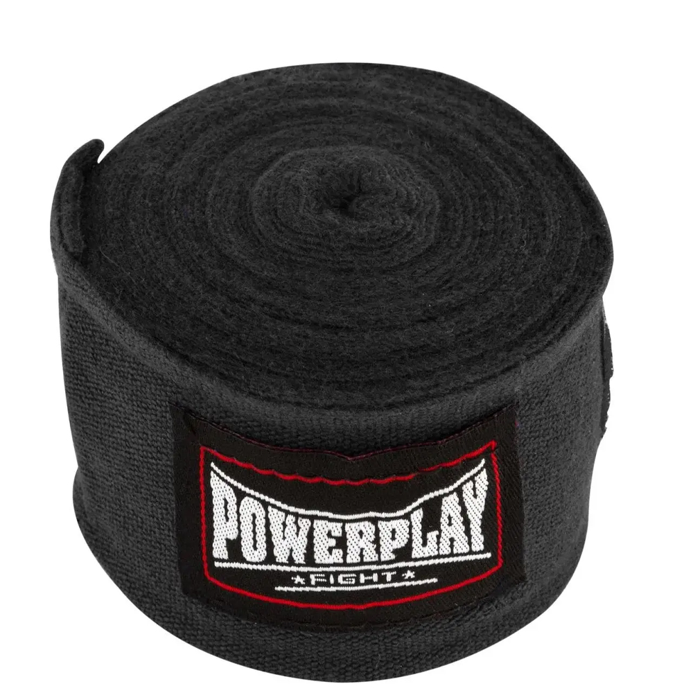 Бинты для бокса PowerPlay 3046 черные 4.5м (PP_3046_4,5m_Black ...