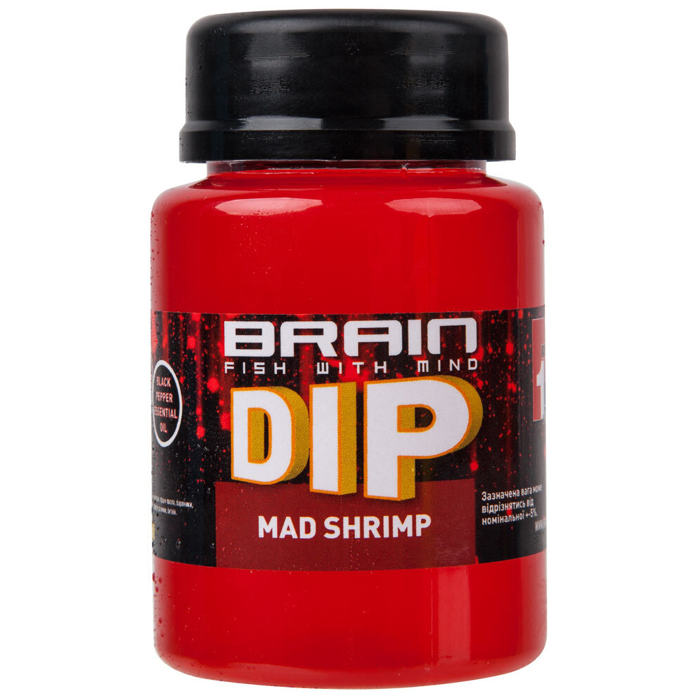 Дип для бойлов Brain F1 Mad Shrimp Креветка 100ml (1858.03.14) - купить ...