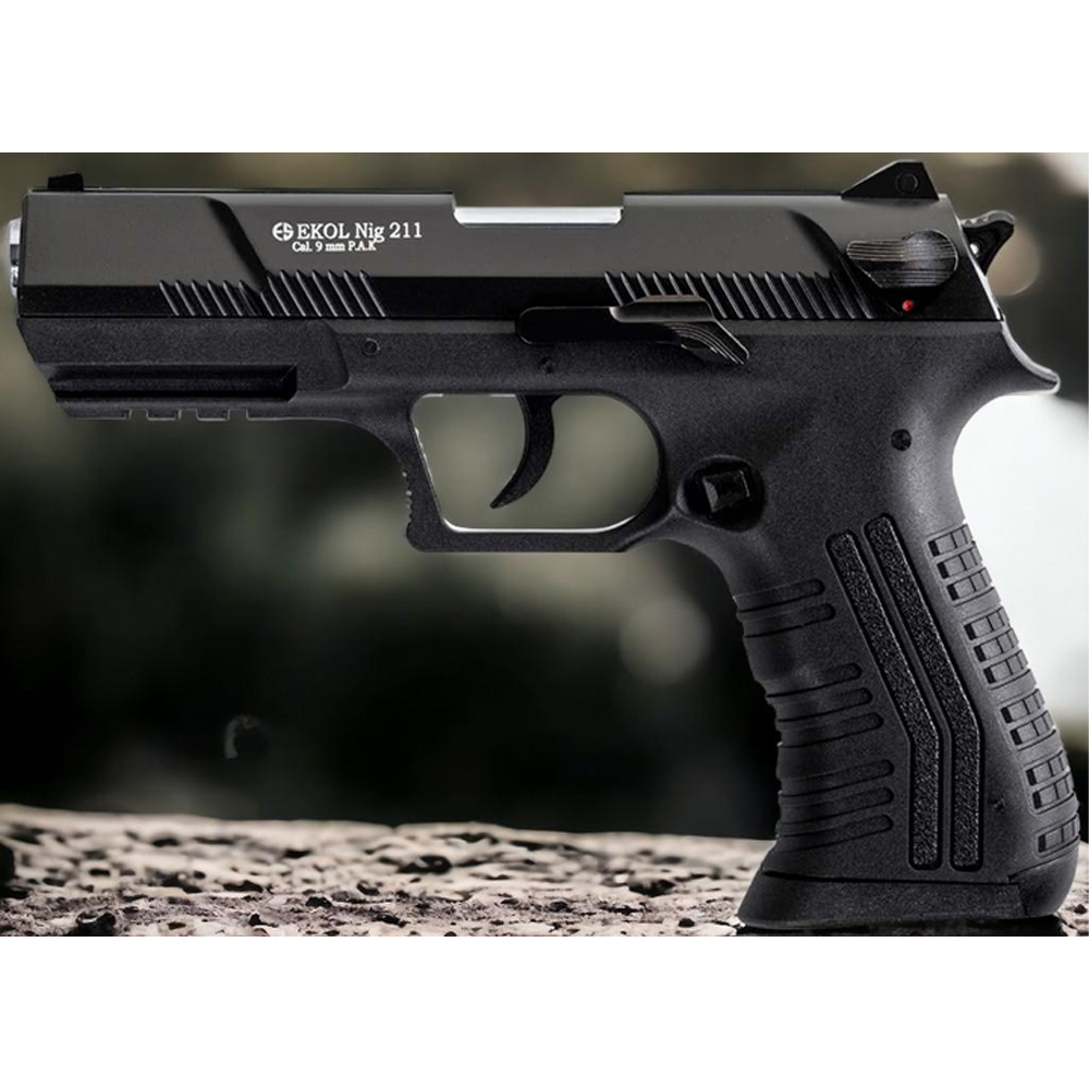 Сигнальний пістолет Ekol Nig 211 9mm чорний - купити в Києві, Україні ...