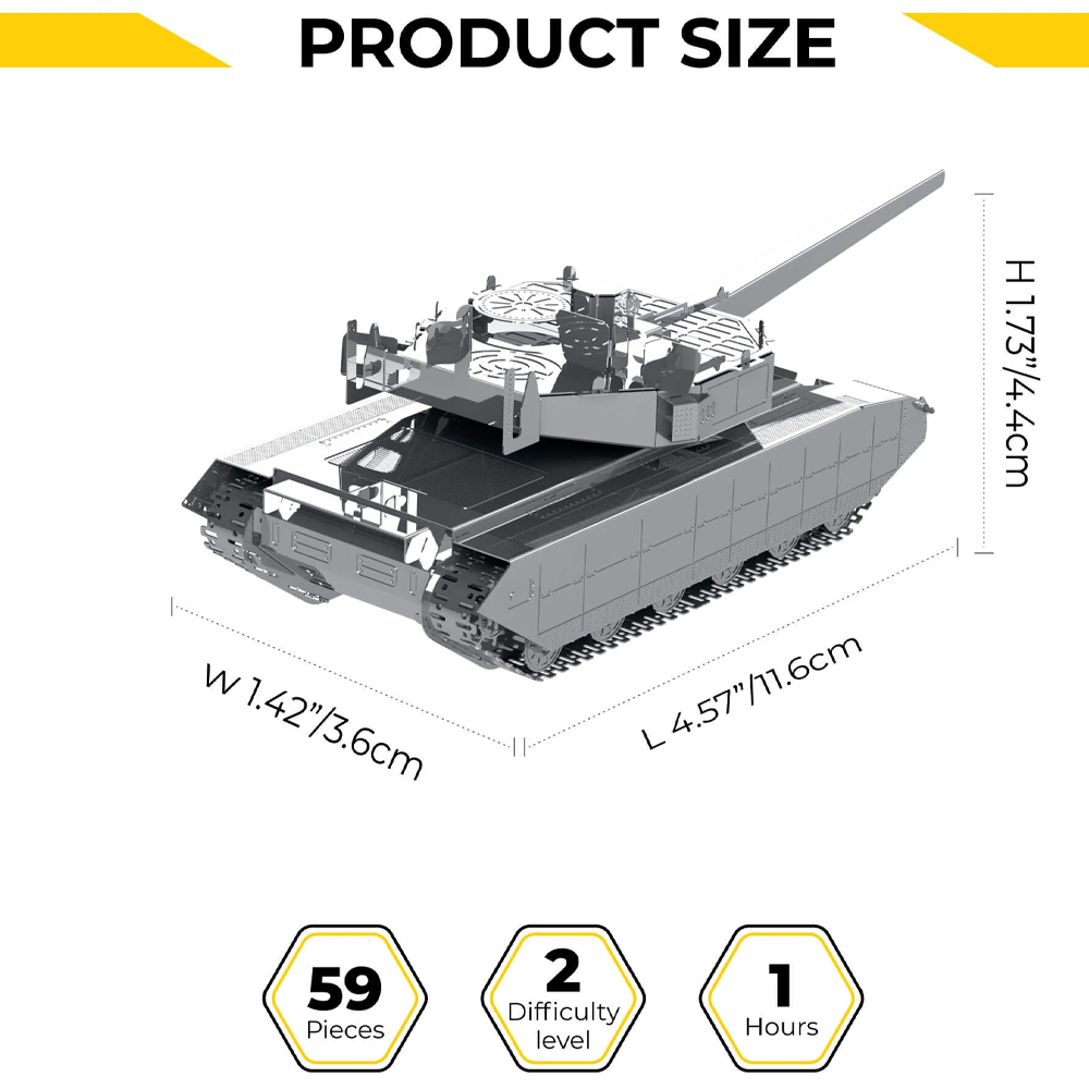 Конструктор Metal Time Oplot Український танк T-84 Оплот (MT058 ...