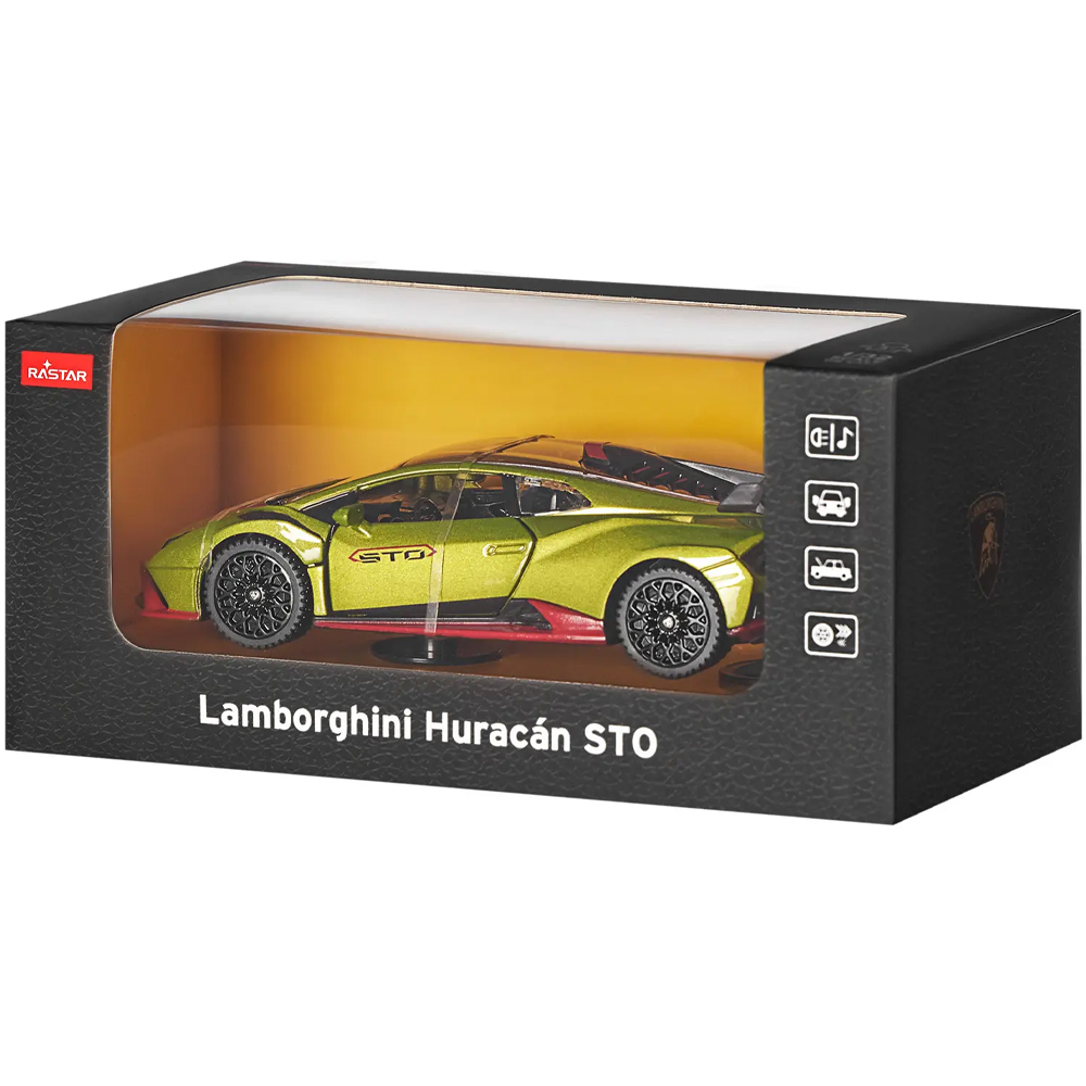 Машинка Rastar Lamborghini Huracan STO 1:32 Зелений (64300 green ...