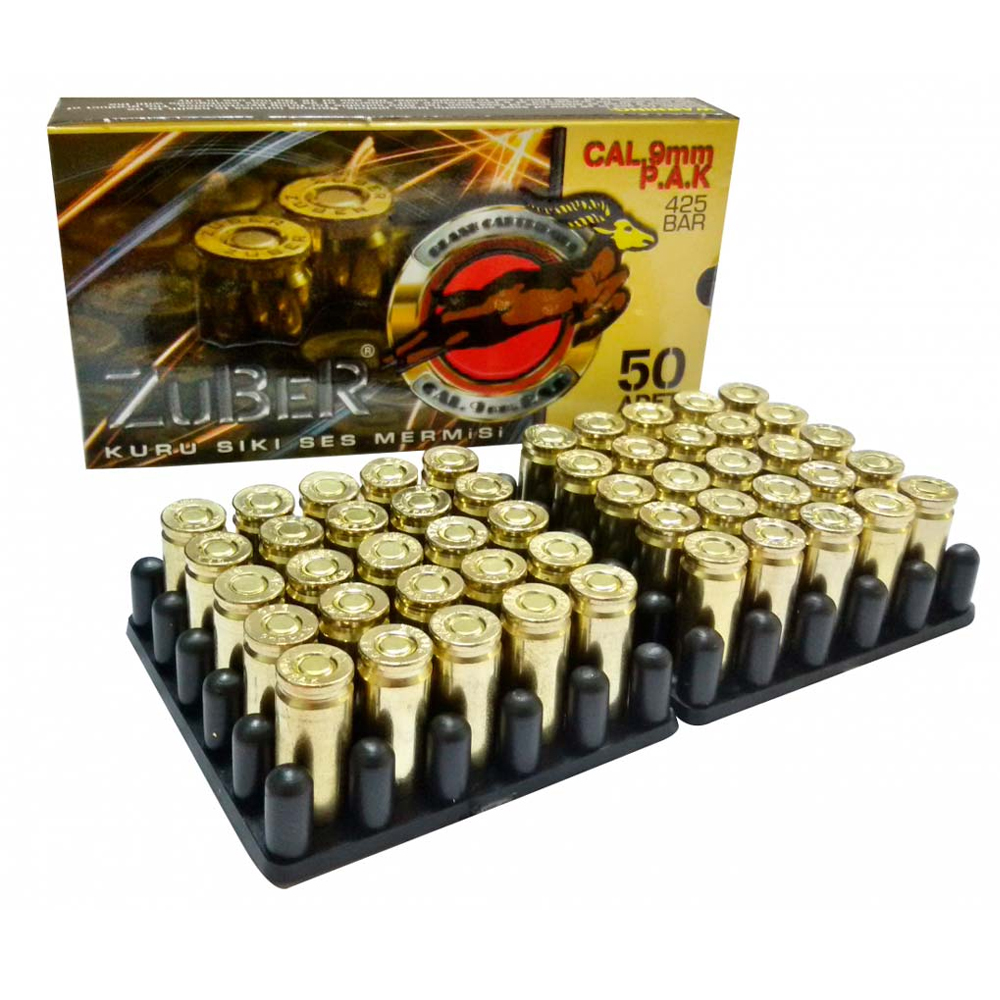 Патроны холостые пистолетные Zuber 9 mm - купить в Киеве, Украине ...