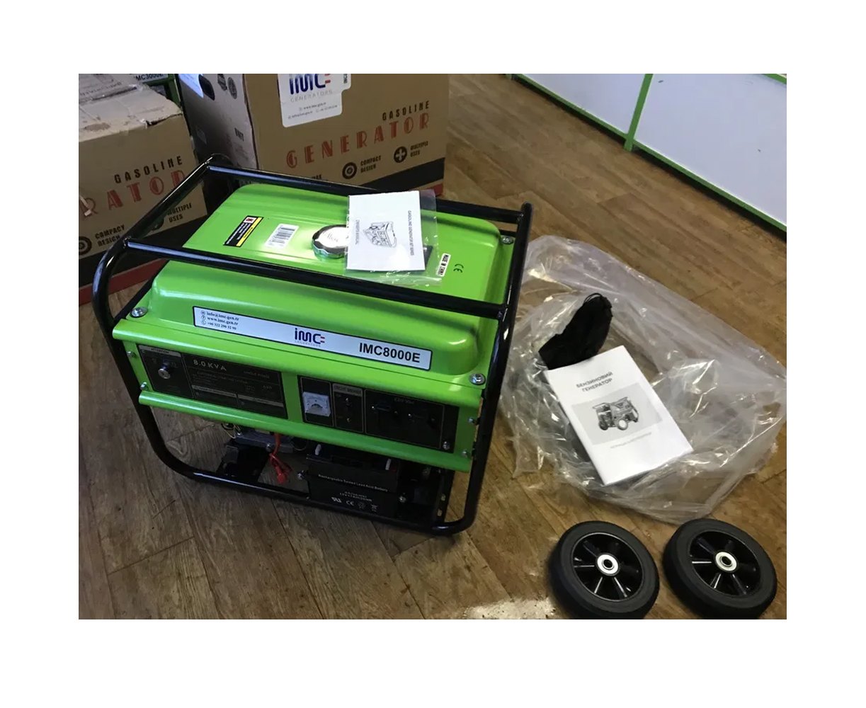 Генератор Imc 8kva 6 4 кВт однофазний бензиновий мотор Navi Imc8000e