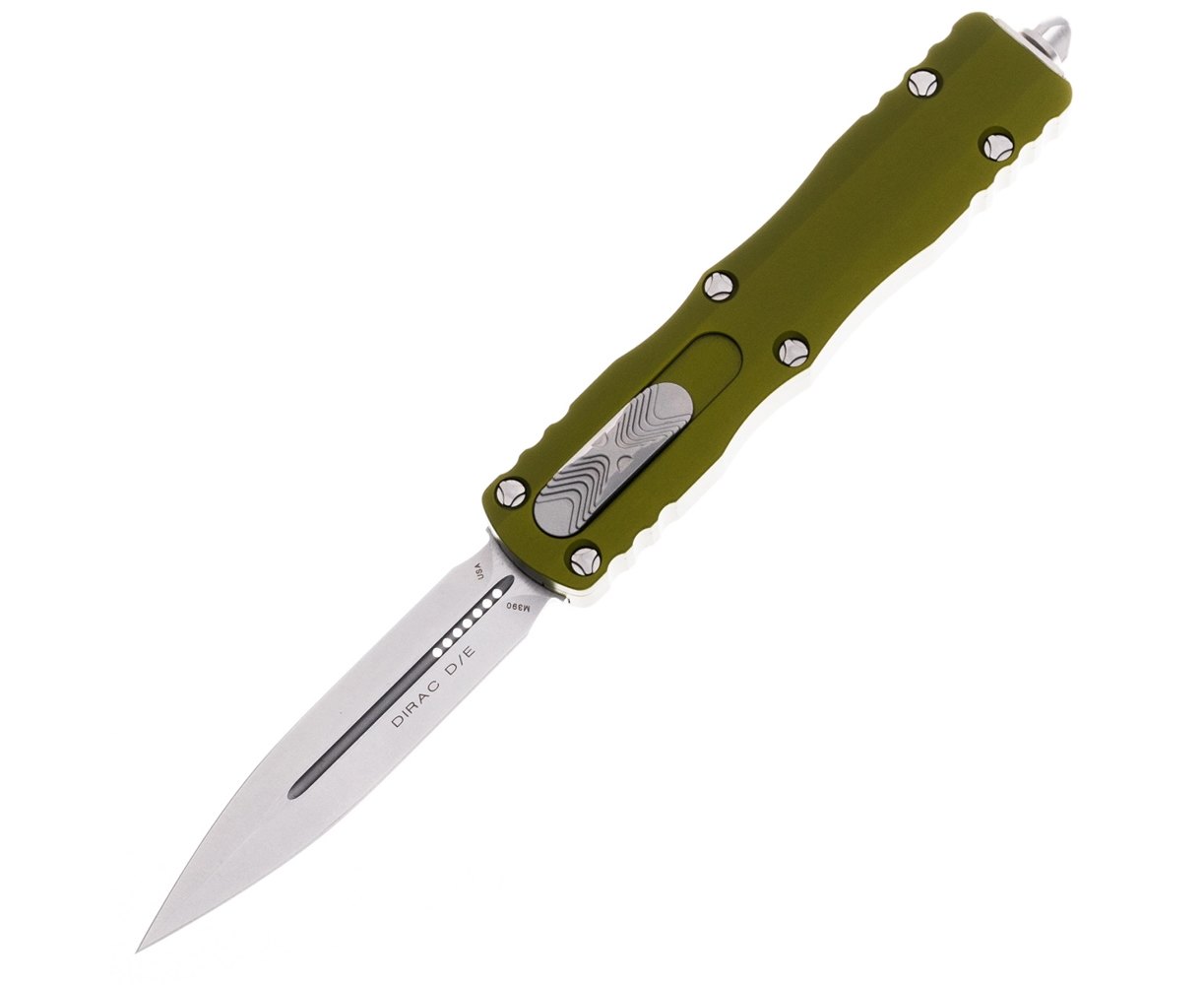 Карманный нож Microtech Dirac Double Edge Stonewash Distressed od green ...