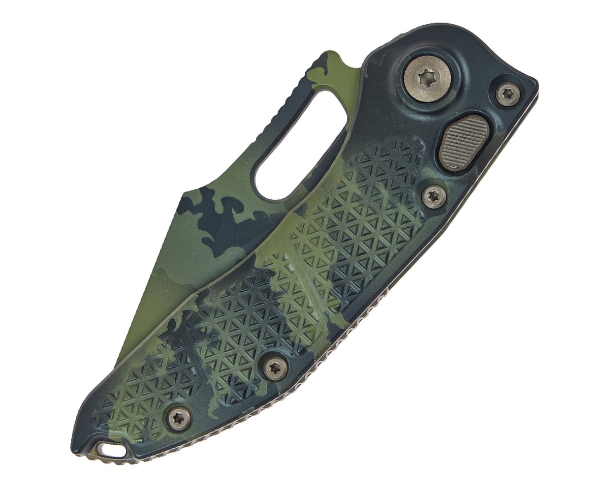 Карманный нож Microtech Stitch Olive Camo Signature Series (169-3OCS ...