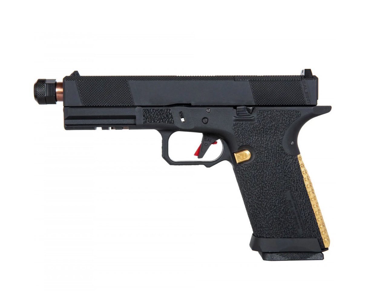 Страйкбольный пистолет Specna Arms SAI BLU Glock 17 Edition Green Gas ...