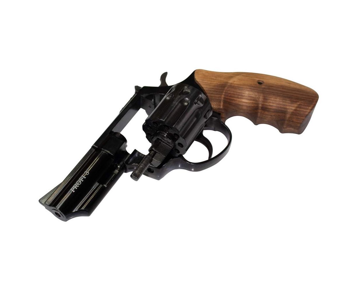 Револьвер под патрон Флобера Profi 3 дерево чёрный - купить в Киеве ...