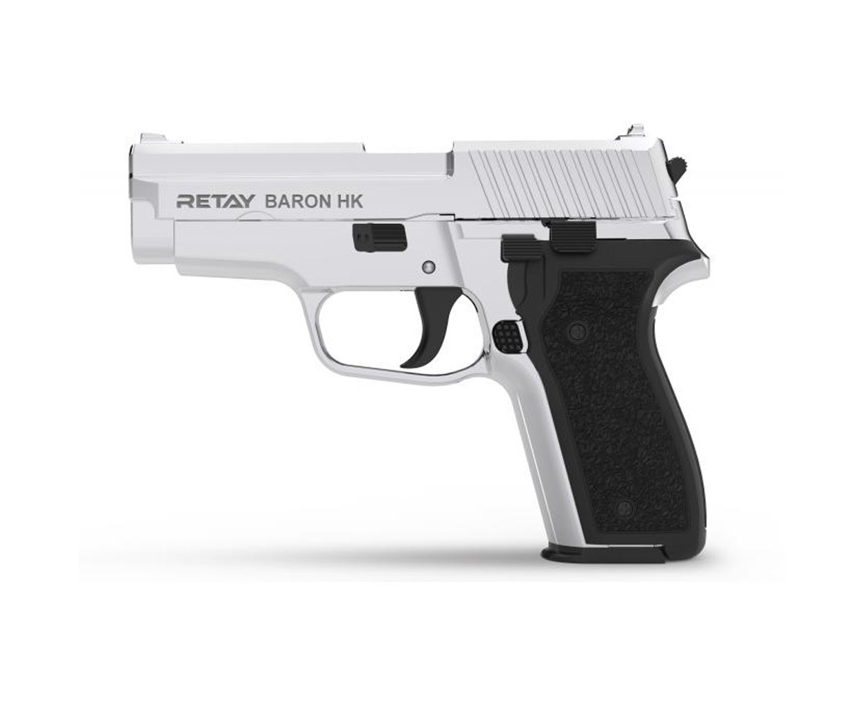 Стартовый пистолет Retay Baron HK 9мм никель (B120361N) - купить в ...
